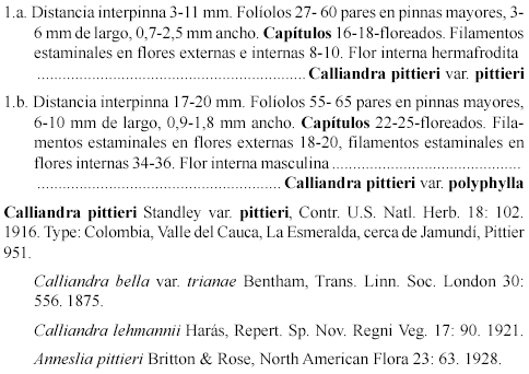 Nuevo registro de una variedad del género Calliandra (Leguminosae ...